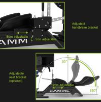 China Cammus 180 Degree Rotation Manual Gear Steering Sim Racing Wheelbase for sale