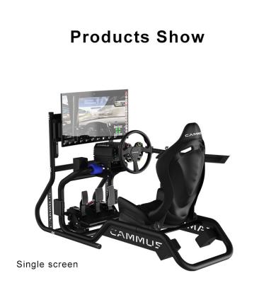 China 180 Degree Steering Cammus F1 Car Racing Simulator Cockpit for sale