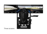 China 3 Screens Direct Drive Car Game Driving Simulator With Ergonomic Design for sale