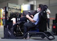 China 180 Degree Rotation Servo Motor Racing Gaming Simulator Cockpit for sale