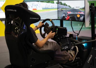 China 1000Hz Servo Motor Force Feedback Steering Wheel Sim Racing Rig for sale