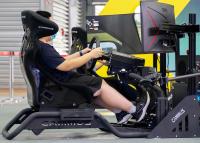 China 3 Screens Direct Drive Car Game Driving Simulator With Ergonomic Design for sale
