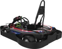 China Racing Electric Pedal Powered Go Kart 8 Levels Adjustment Single Motor for sale