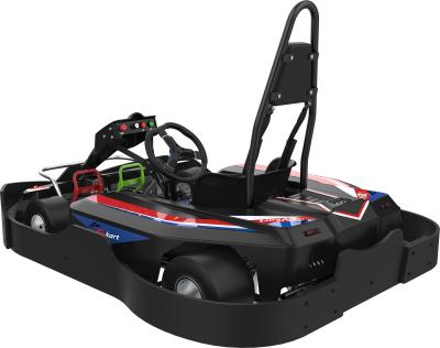 China Racing Electric Pedal Powered Go Kart 8 Levels Adjustment Single Motor for sale