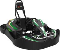 China Servo Motor Childs Electric Go Kart 32km/h With Adjustable Steering for sale