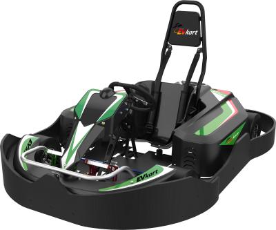 China Servo Motor Childs Electric Go Kart 32km/h With Adjustable Steering for sale