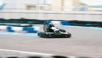 China 40km/h Electric Go Kart Terrain Clearance 43mm For Children / Adult for sale