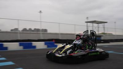 China 9kw Electric Single Motorized Go Kart 3000RPM For 10 Year Olds Kids for sale