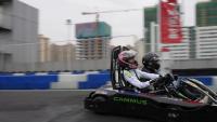 China Double Seat Remote Control Fast Track Go Karts Battery Powered 48V 30Ah for sale