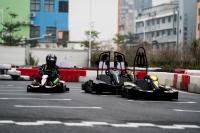 China Laps Counting Racing E Go Karts Double Seats 1140mm Wheel Base 70km/H for sale