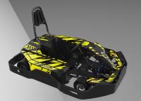 China 65km/H Max Speed Electric Motor Go Kart Lithium Battery 48V For Kids for sale