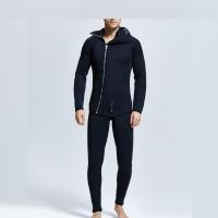 China 3mm Navy Neoprene Wetsuit for Men High Elastic Durable Flat Lock Stitched S-5XL for sale