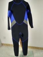 China Men's 3mm Neoprene Wetsuit with Back YKK Zipper for Diving Surfing Swimming for sale