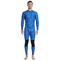 China 3mm Neoprene Wetsuit for Men High Elastic Diving Surfing Suit Flat Lock Stitch for sale