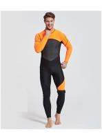 China 3mm Neoprene Wetsuit for Men High Elastic Diving Surfing Suit Flat Lock Stitch for sale