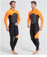 China 3mm Neoprene Wetsuit for Men High Elastic Diving Surfing Suit Flat Lock Stitch for sale