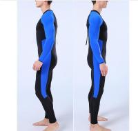 China 3mm Neoprene Wetsuit One-Piece for Surfing Diving Swimming Men S-3XL OEM for sale