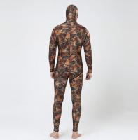 China Unisex Neoprene Camouflage Spearfishing Wetsuit 3mm Long Sleeve One Piece for Diving for sale
