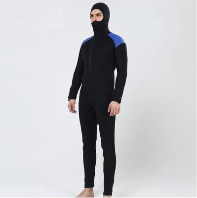 China 5mm Neoprene Wetsuit for Diving Sportwear with Hoody Unisex Long Sleeve One Piece for sale