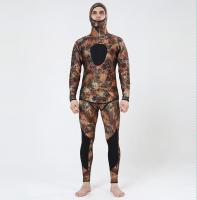 China Men's Neoprene Long Sleeve Wetsuit Two-Piece Surfing Suit S-XXL 3mm Thickness for sale