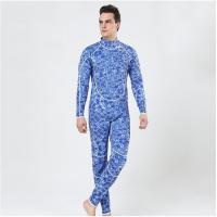 China Men's Camo Neoprene Wetsuit One-Piece Long Sleeve Diving Surfing SPF50 UV Protection 3mm for sale