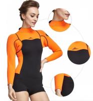 China 3mm Neoprene Unisex Wetsuit Long Sleeve One Piece for Diving Surfing Swimming SPF 50+ UV Protection for sale