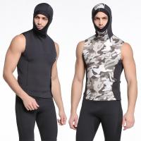 China 3mm Neoprene Vest with Hoody Unisex Wetsuit for Adults Diving Swimming Sportwear CL-743 for sale