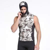 China 3mm Neoprene Vest with Hoody Unisex Wetsuit for Adults Diving Swimming Sportwear CL-743 for sale