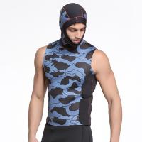 China 3mm Neoprene Vest with Hoody Unisex Wetsuit for Adults Diving Swimming Sportwear CL-743 for sale