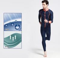 China Men's Long Sleeve Lycra Surfing Wetsuit SPF 50+ UV Protection Diving Wear Sizes S-3XL for sale