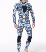 China 3mm One-Piece Back Zipper Neoprene wetsuit  for Men for sale