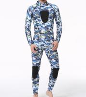 China 3mm One-Piece Back Zipper Neoprene wetsuit  for Men for sale