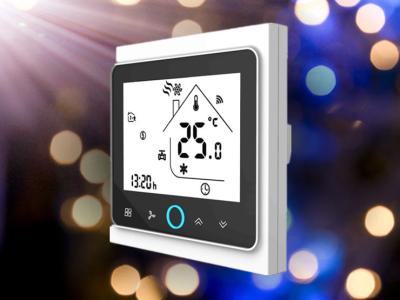 China 0-10V Contro Fan Coil Unit Thermostat Wifi High Accuracy 95-240V AC,50/60Hz for sale