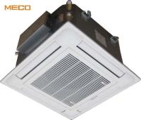 China Chilled water cassette fan coil unit with digital display and water pump,  3TR capacity  ceiling mounted cassette units for sale