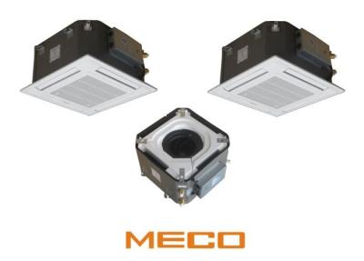 China chilled water four way cassette fan coil unit for Office ceiling mounted air conditioning FCU 1000 CFM, 4 pipe system for sale