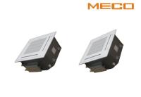 China Four way cassette fan coil unit 4TR capacity 1600CFM, build in water pump and electrical box  water fan coil unit for sale