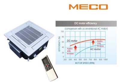 China BLDC motor water cassette fan coil unit build in water pump 2TR capacity 800CFM, with build in PCB for sale