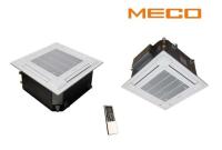 China ceiling mounted fan coil unit cooling and heating with remote controller, two pipe systems with build in electrical box for sale