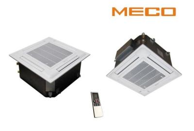 China ceiling mounted fan coil unit cooling and heating with remote controller, two pipe systems with build in electrical box for sale
