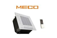 China Four way ceiling suspended fan coil units with remote controller, digital display and mod-bus function optional for sale