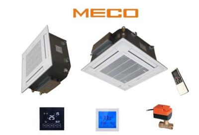 China 500CFM Hydronic Heating Fan Coil Units , Chilled Water Cassette Unit 850x850mm Panel for sale