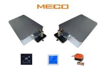 China Compact Design Ceiling Concealed Fan Coil Unit 200CFM With Air Return Box And Filter for sale
