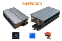 China Super Slim Ceiling Concealed Fan Coil Unit 300CFM Less Power Consumption for sale