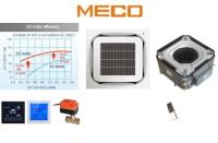 China chilled water terminal units,cassette water fan coil units with build in water pump  2pipe system for sale