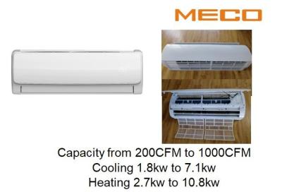 China 16000Btu 500CFM Wall Mounted Fcu , High Ductless Air Conditioning Units Build In Pump for sale