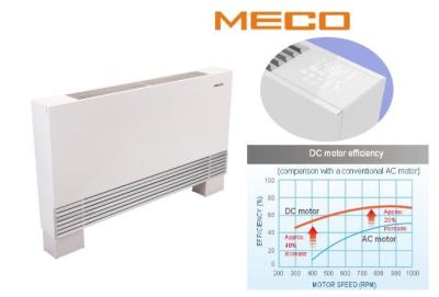 China Two Pipe Floor Standing Residential Fan Coil Unit With Metal Casing Low Noise for sale