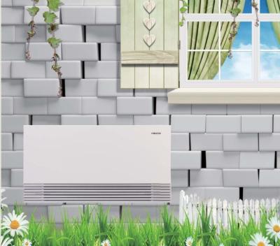 China Modern Perimeter Fan Coil Units , Floor Standing Fcu 2.9kw Heating Capacity 90cm Length for sale