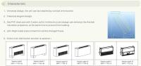 China Ceiling Mounted / Floor Mounted Fan Coil Units 2040m3/H-1200CFM Air Volume: for sale