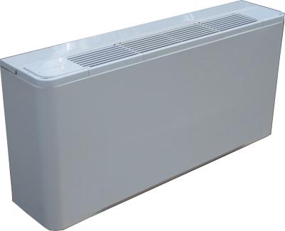China Hydronic Floor Mounted Fan Coil Units Cooling With Front And Bottom Air Return 2 Pipe for sale