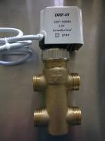 China Split Design 3 Way Motorised Valve Fan Coil Unit Parts Normally Closed Logic for sale